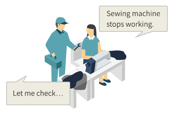 IoT (internet de las cosas) | Industrial Sewing Machine | Brother